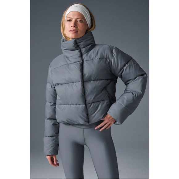 ALO Yoga | Jackets & Coats | Nwt Alo Gold Rush Puffer From Newest ...